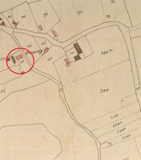 Bexley Archives Location Of Picardy House On The Tithe Map For Erith