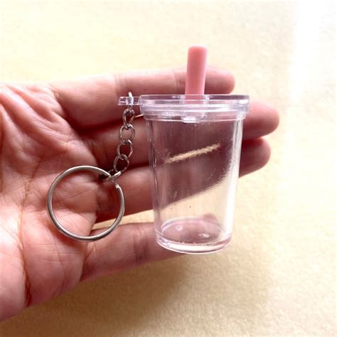 Diy Liquid Keychain Etsy