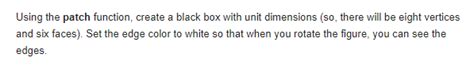 Solved Using The Patch Function Create A Black Box With