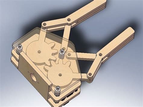 Standard Servo Gripper By Jjshortcut Thingiverse Cnc Milling
