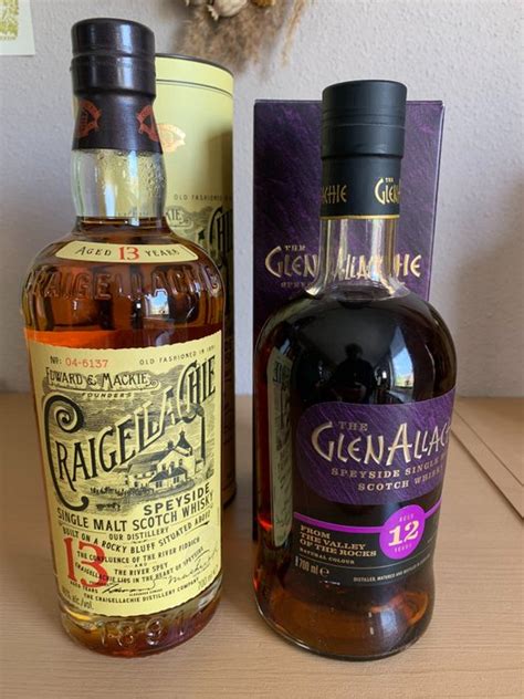 Craigellachie 13yo & Glenallachie 12yo - Original bottling - Catawiki