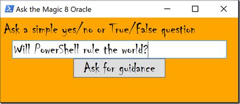 The Powershell Magic 8 Ball • The Lonely Administrator