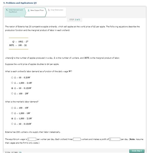 solved 5 problems and applications q5 1 initial demand and