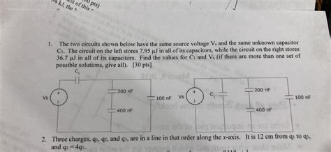 Solved The Two Circuits Shown Below Have The Same Source Chegg