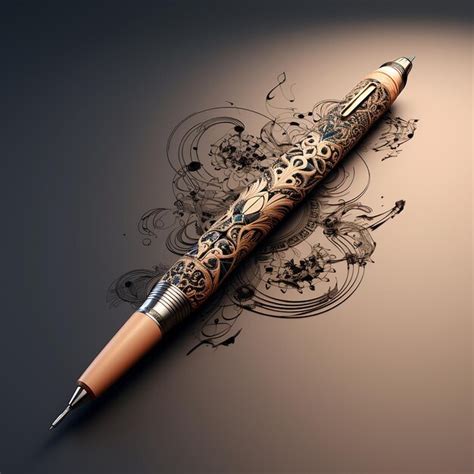 Premium Ai Image 3d Rendering Of Pen