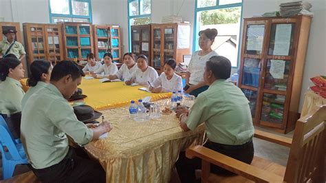 မြို့နယ်စီမံအုပ်ချုပ်ရေးအဖွဲ့ဥက္ကဋ္ဌ ဦးသိန်းဇော်ဦးမှ ပြန်ကြားရေးနှင့်ပ