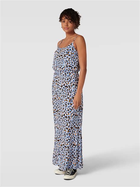 Only Maxikleid Mit Allover Muster Modell Nova Life Hellblau Online