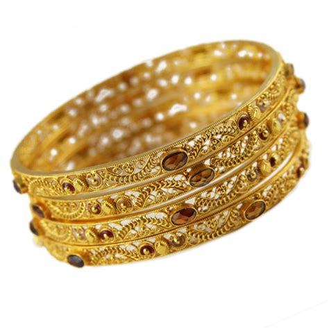 Welcome To The Fashion World Gold Bangles