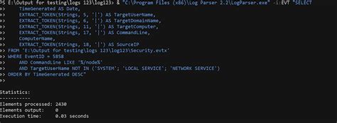 Lateral Movement Analysis Using Chainsaw Hayabusa And Logparser For Cybersecurity Investigations