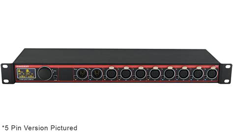 Swisson RDM DMX A B Splitter SIRS E