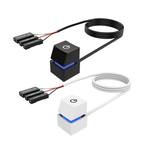 Pc Power Switch 7 Colors Led 2 Meters Computia