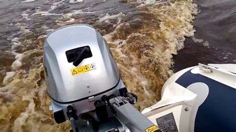 Honda 8 hp 4 stroke outboard 2016 - YouTube