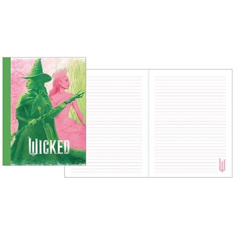 Wicked Pink And Green Composition Notebook 2 Pack