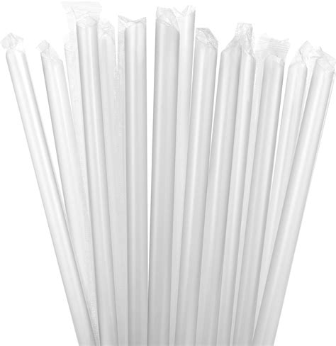 Rimcereal 500 Pcs 9 Giant Straws 10mm Jumbo Smoothie