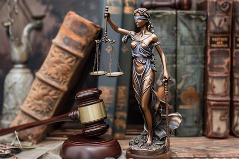 Symbolic Representation Of Legal System Premium Ai Generated Image