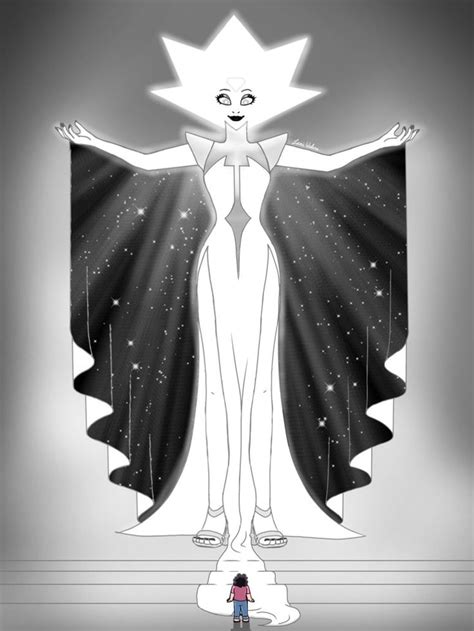 White Diamond By Laniwolves Blue Diamond Steven Universe White