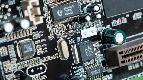 technology science future computer circuit board chip powerpoint background for free download