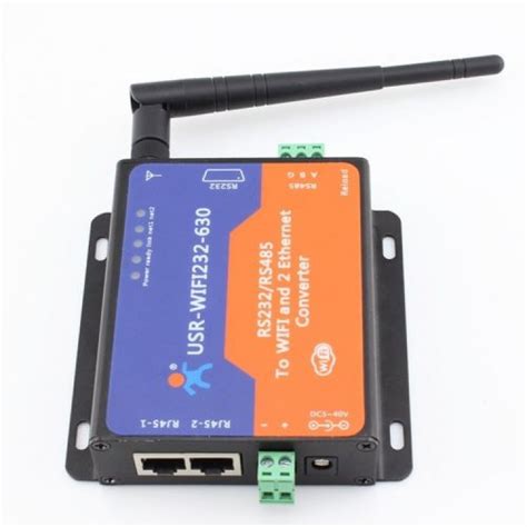 USR WIFI232 630 Serial RS232 RS485 To Wifi Server With 2 Channel RJ45 Free Shipping ThanksBuyer