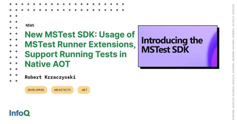 Robert Krzaczyński On Linkedin Mstest Microsoft Unittests Csharp