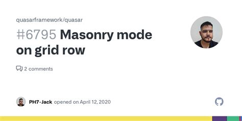 Masonry Mode On Grid Row · Issue 6795 · Quasarframeworkquasar · Github