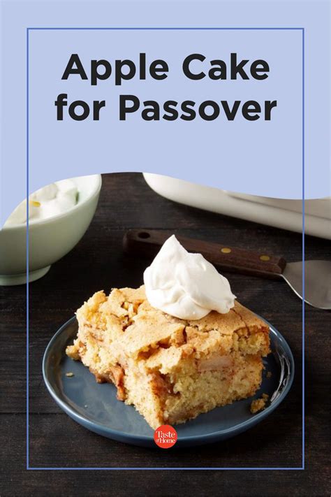 Apple Cake For Passover Recipe Passover Recipes Apple Dessert