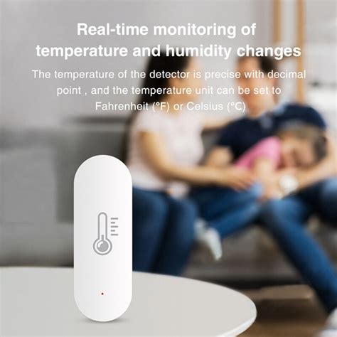Tuya Zigbee Temperature And Humidity Sensor Smart Vicedeal