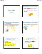 Understanding Double Integrals Types And Applications Course Hero