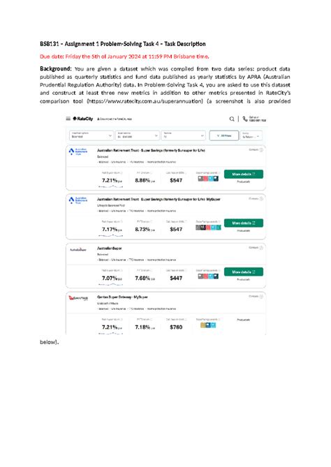 Bsb131 A1 Problem Solving Task 4 Summer Bsb131 Assignment 1