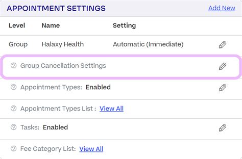 Cancel Or Delete An Appointment Halaxy Help Guide