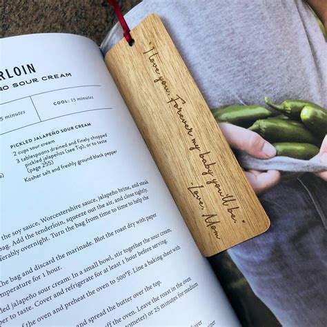 Wooden Bookmarks Etsy