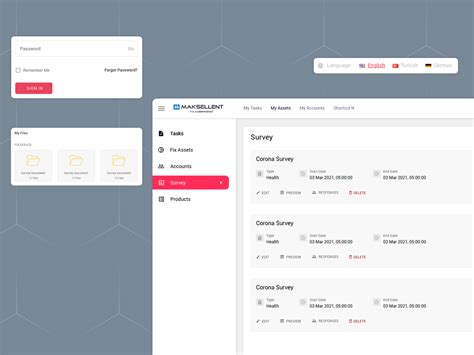 Survey Management Web App Uiux By Amilek On Dribbble