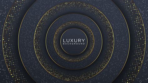 하프 톤 패턴과 빛나는 웨이브 골드 텍스처추록 블랙 골드 럭셔리 배경 0명에 대한 스톡 벡터 아트 및 기타 이미지 0명 3차원 형태 개념 Istock