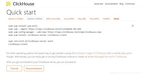 Clickhouse【环境搭建 01】linux环境单机版在线安装 Code210dbnetexception Init