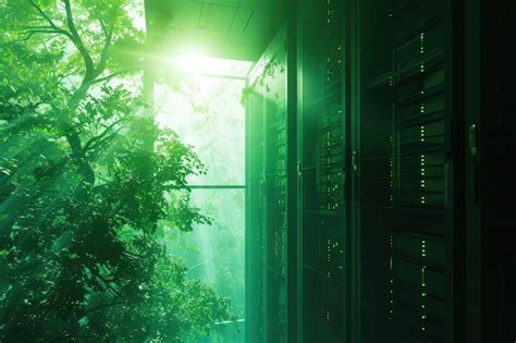Premium Photo Green Computing Solutions Innovating For Sustainability