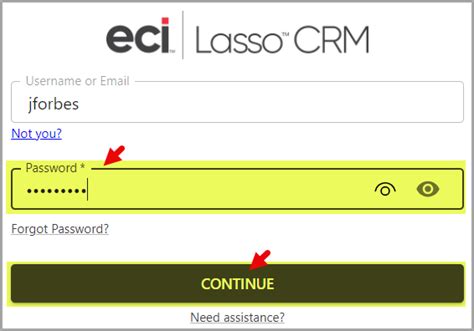 Lasso Getting Started Log Into Lasso