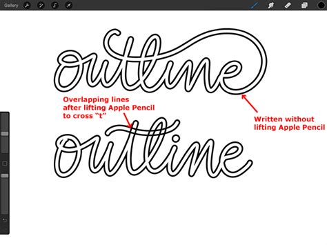 How To Make An Outline Brush In Procreate Maple Tree Makery