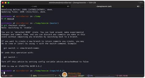 Linux上配置lunarvim：快速初始化neovim，让你的文本编辑更加清爽和强大 雨月空间站