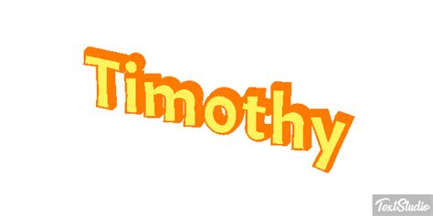 Timothy Name Animated  Logo Designs