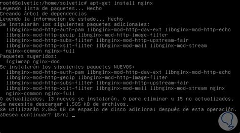 Cómo instalar y configurar Nginx Debian Linux Solvetic