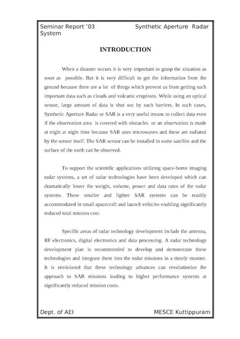 Doc Synthetic Aperture Radar System Dokumen Tips
