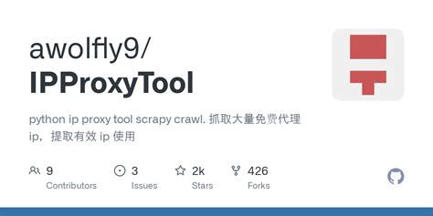 Github Awolfly Ipproxytool Python Ip Proxy Tool Scrapy Crawl Ip Ip