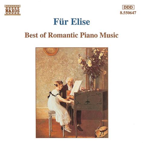 Fur Elise Romantic Piano Music Cd Opus3a