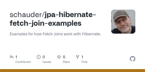 GitHub Schauder Jpa Hibernate Fetch Join Examples Examples For How Fetch Joins Work With