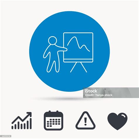 프리젠테이션 아이콘크기 통계별로 차트별 팻말 개념에 대한 스톡 벡터 아트 및 기타 이미지 개념 경계 표지 곡선 Istock