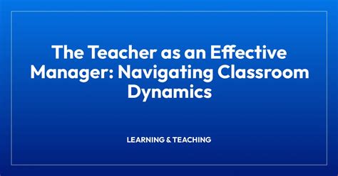 Learning And Teaching • Teachers Institute