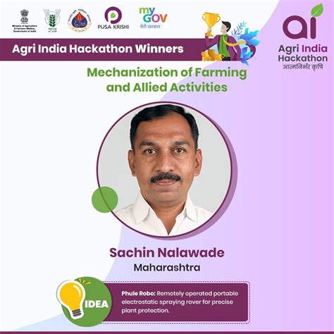 Dr Sachin Nalawade On Linkedin Our Project Is One Of The 24 Winners In Agritech Hackathon 2021