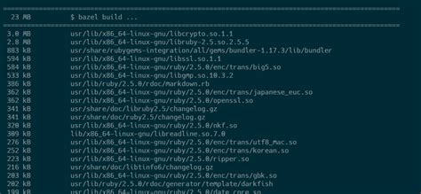 B Docker Bazelを使ってrubyのdistroless Imageを作る うなすけとあれこれ