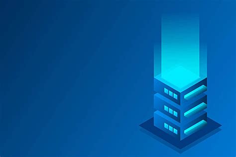 Isometric Data Center Background With Network Infrastructure Memory Equipment Security Vector
