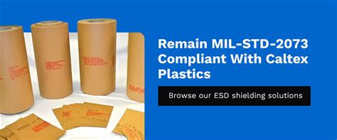 what is mil std 2073 for shipping caltex plastics