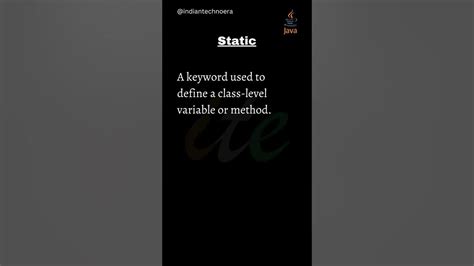 15 Java Static Youtube